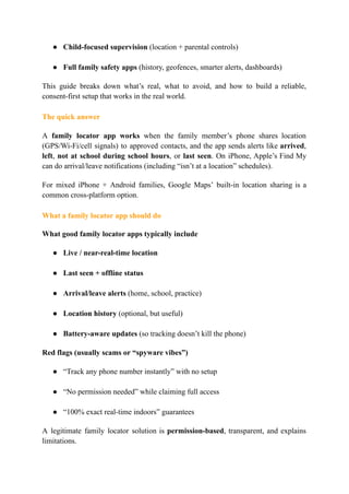 Family Locator App (2026)_ What It Is, How It Works, and the Safe Setup ...