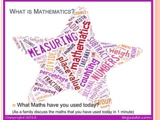 Family maths night | PPTX