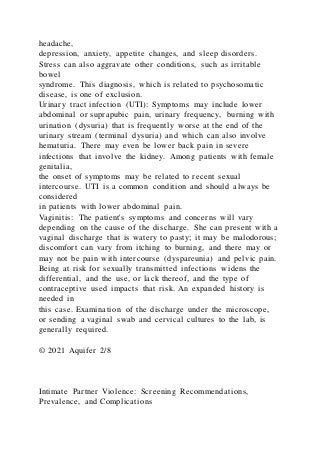 Family Medicine 20 28-year-old female with lowerabdominal p | PDF