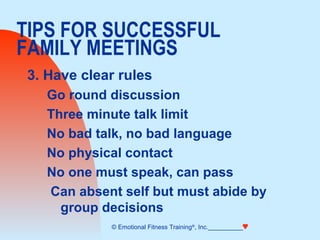 Family Meetings2 | PPT
