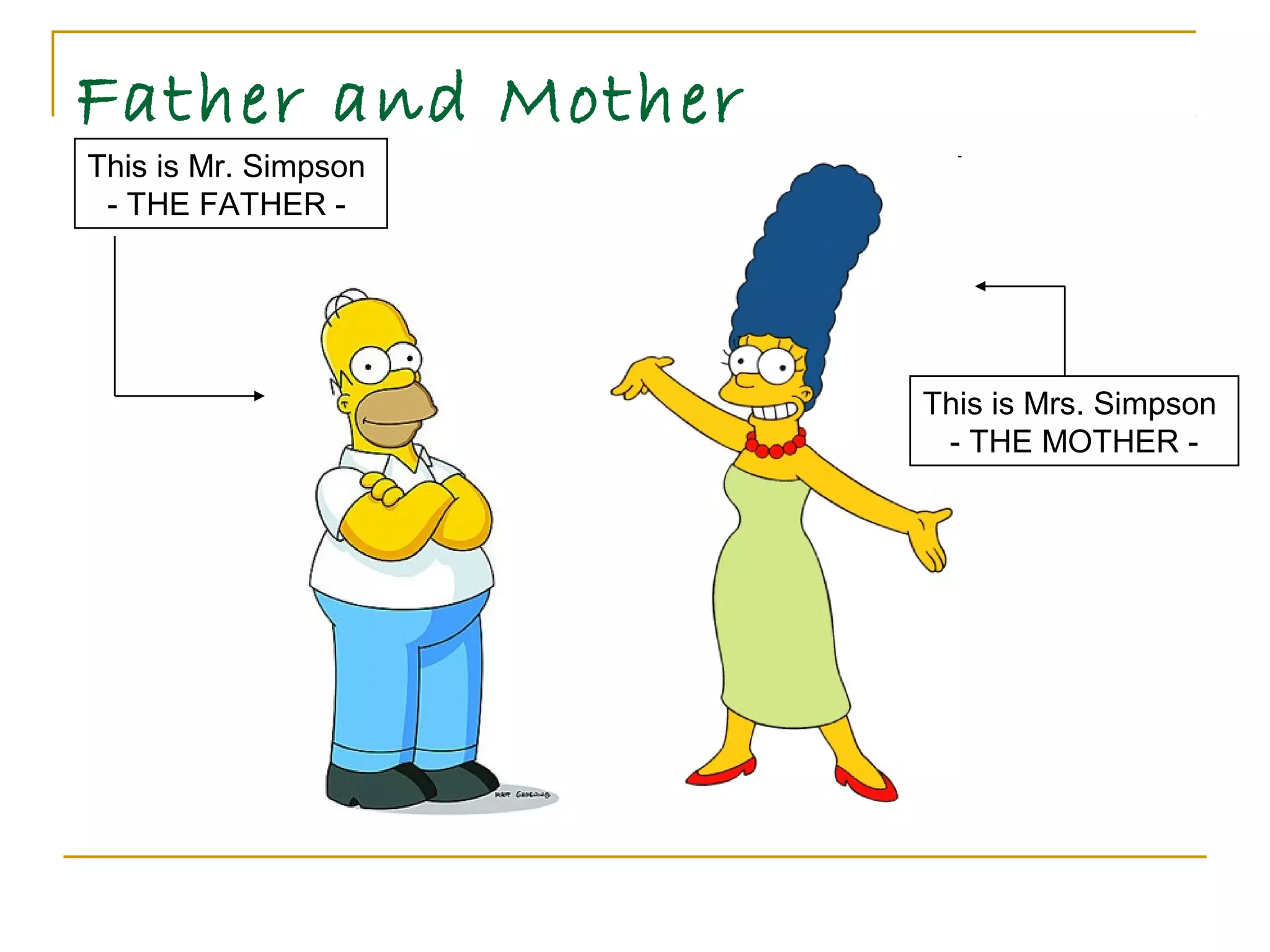 Family members simpsons | PPS