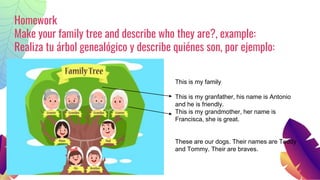 FAMILY MEMBERS AND VERB BE.pptx