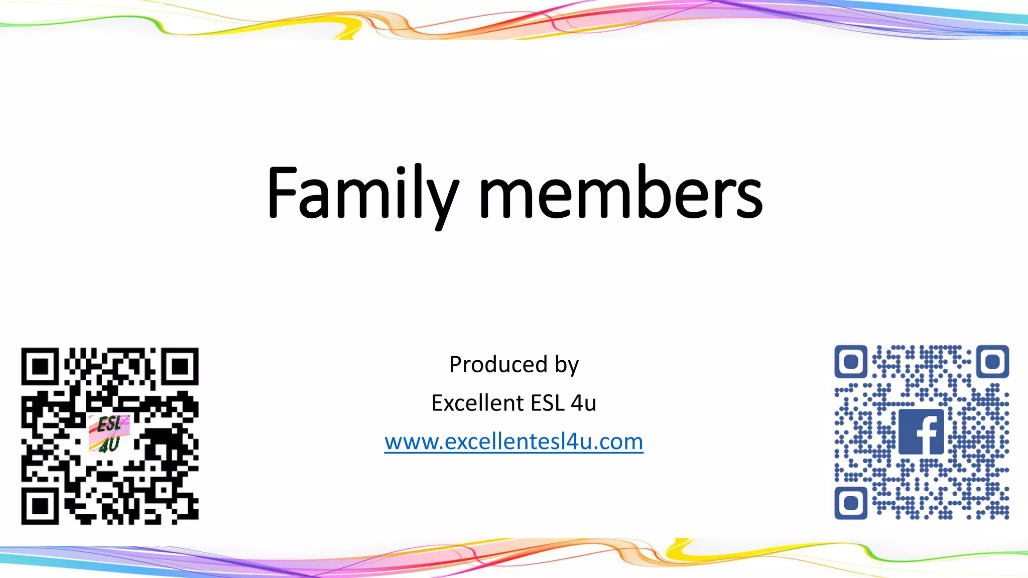 ESL Family members flashcards | PDF