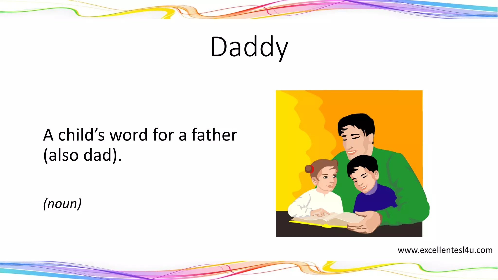 ESL Family members flashcards | PPT