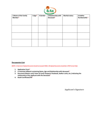 family membership certificate -Application Form.pdf