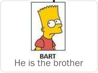 Family members vocabulary. simpsons family | PPT