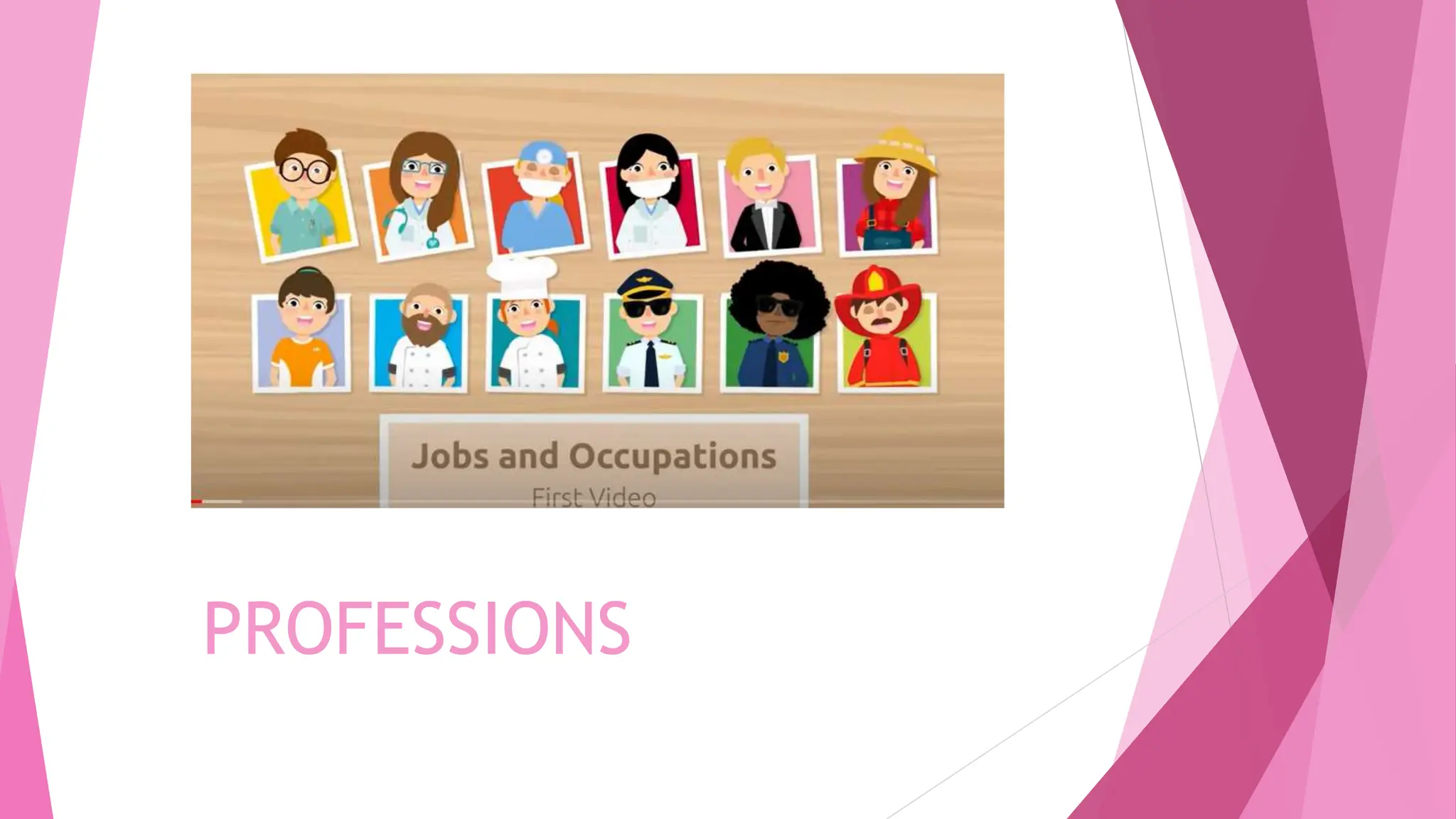 Family members with verb to be and professions | PPTX