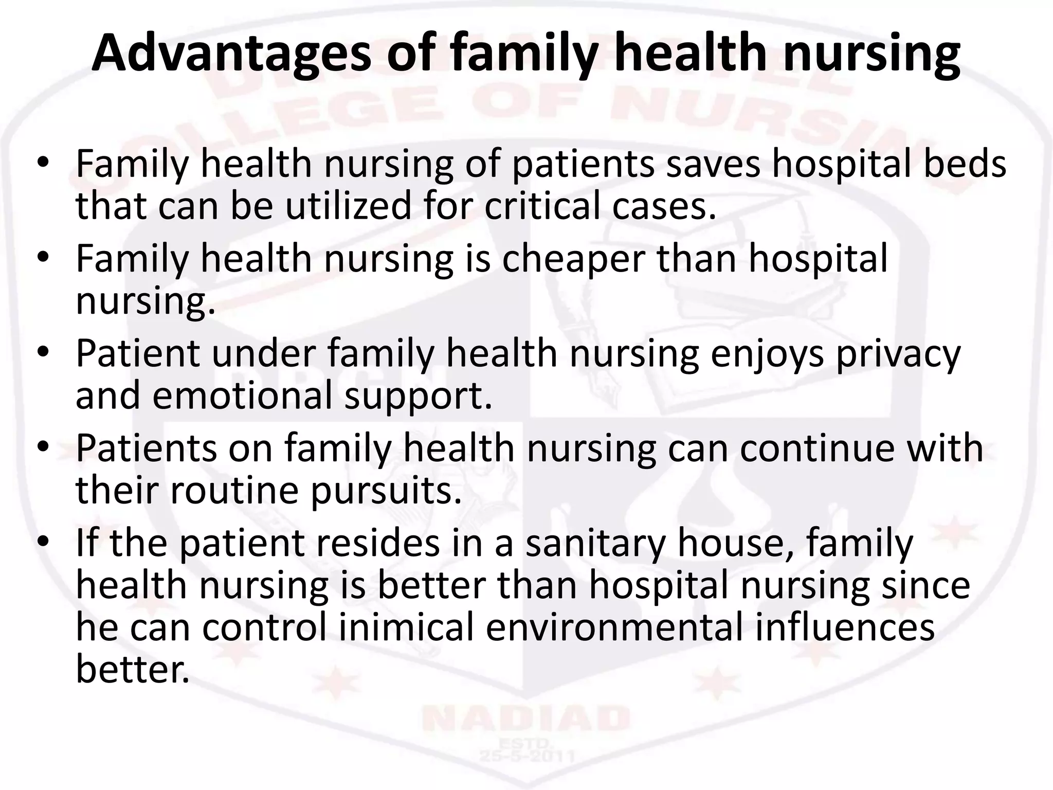 Family nursing and family health nursing process | PPSX