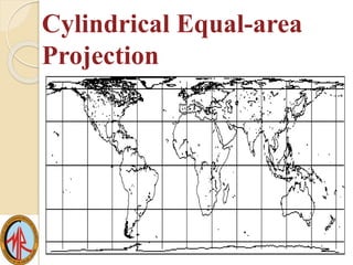 Family of cylindrical map projection | PPTX