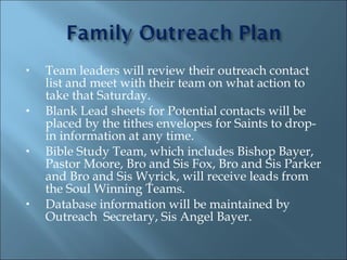 Family outreach 2 | PPT