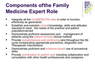 Family physician competencies in different organization | PPT