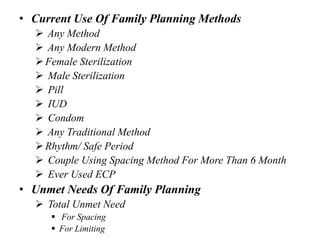 Family planning | PPTX