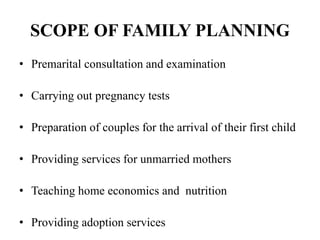Family planning | PPTX