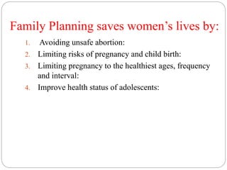 Family planning | PPTX