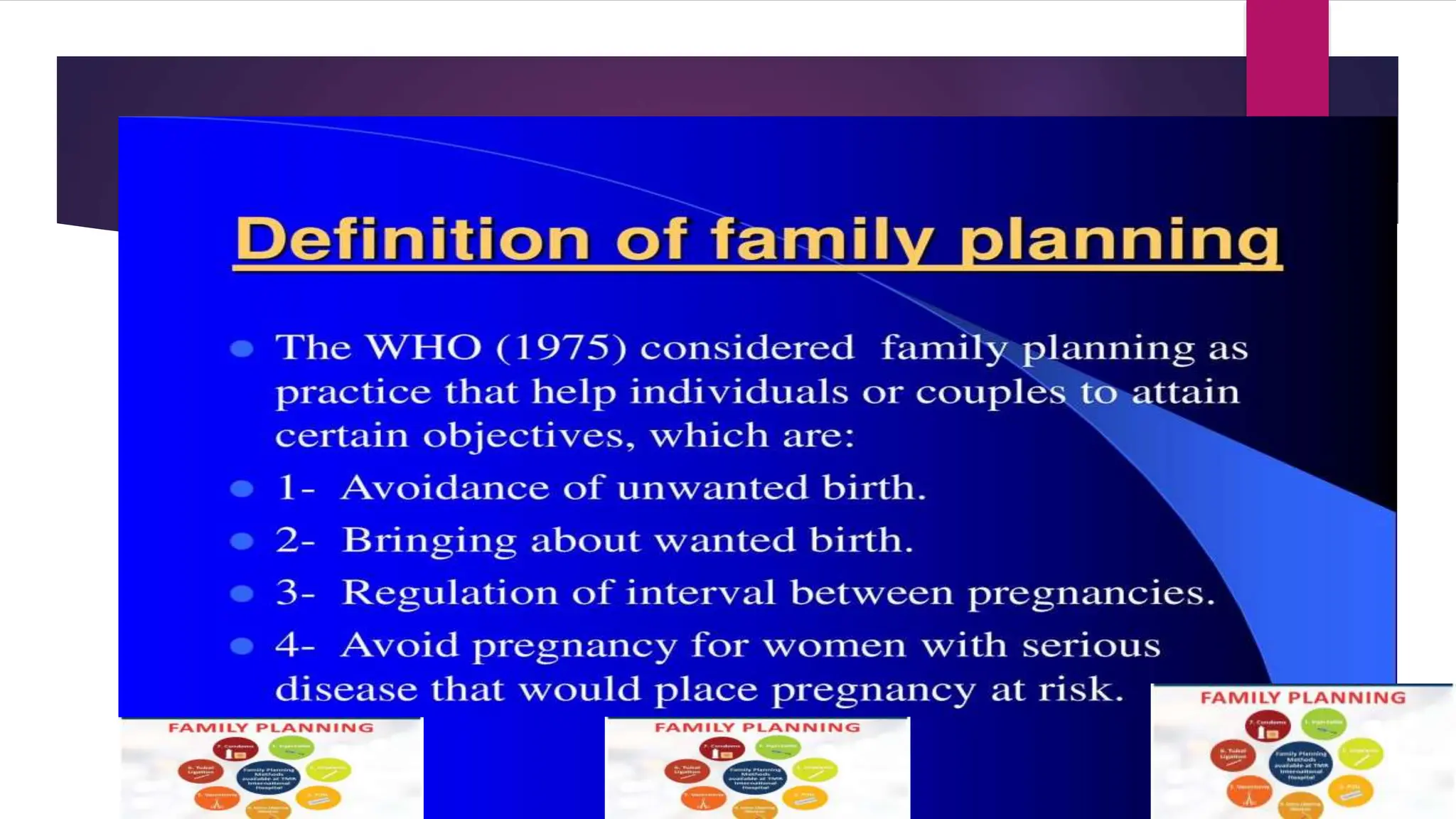 FAMILY PLANNING. all you need to know about family planning | PPTX