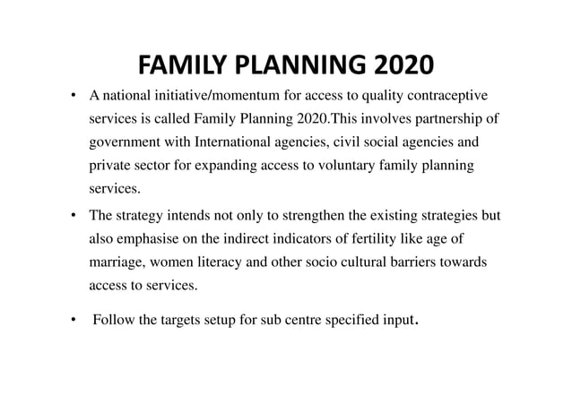 Family planning 2020 | PDF