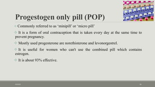 Family planning and contraceptive choices | PPTX