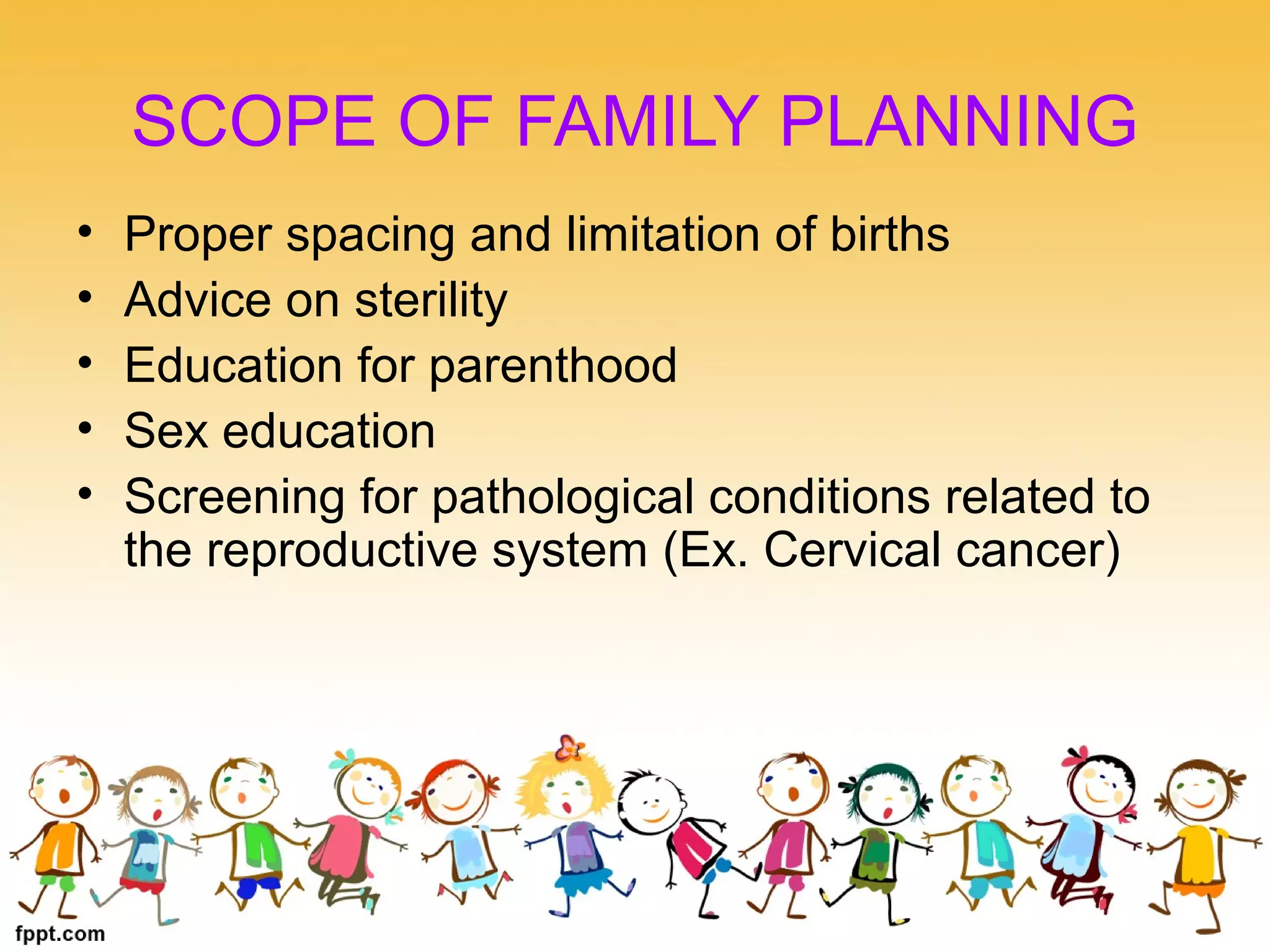 Family planning community medicine lecture | PPT