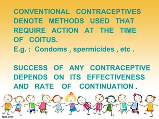 Family planning community medicine lecture | PPT