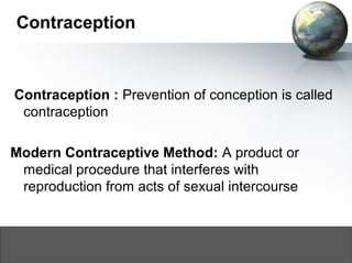 Concept of Family planning &contraceptives . | PPT