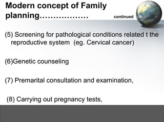 Concept of Family planning &contraceptives . | PPT