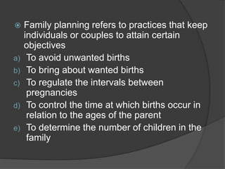 Family planning (cpr, population policy & | PPTX | Birth Control ...