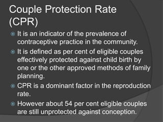 Family planning (cpr, population policy & | PPTX | Birth Control ...