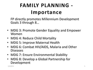 Family planning in pakistan | PPT