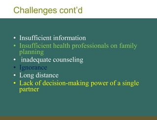 Family planning in rwanda | PDF | Birth Control | Reproductive Health