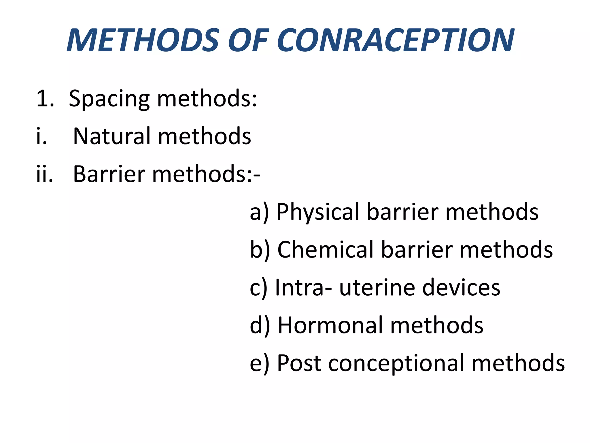 Family planning method | PPTX