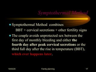 Family planning Methods.ppt well explained ppt | PPT