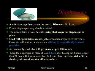 Family planning Methods.ppt well explained ppt | PPT