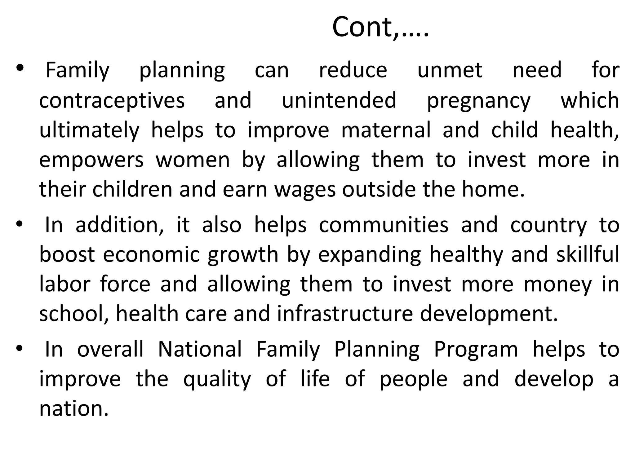Family Planning Program in Nepal | PPTX