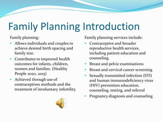 Family planning sharon wallace | PPTX