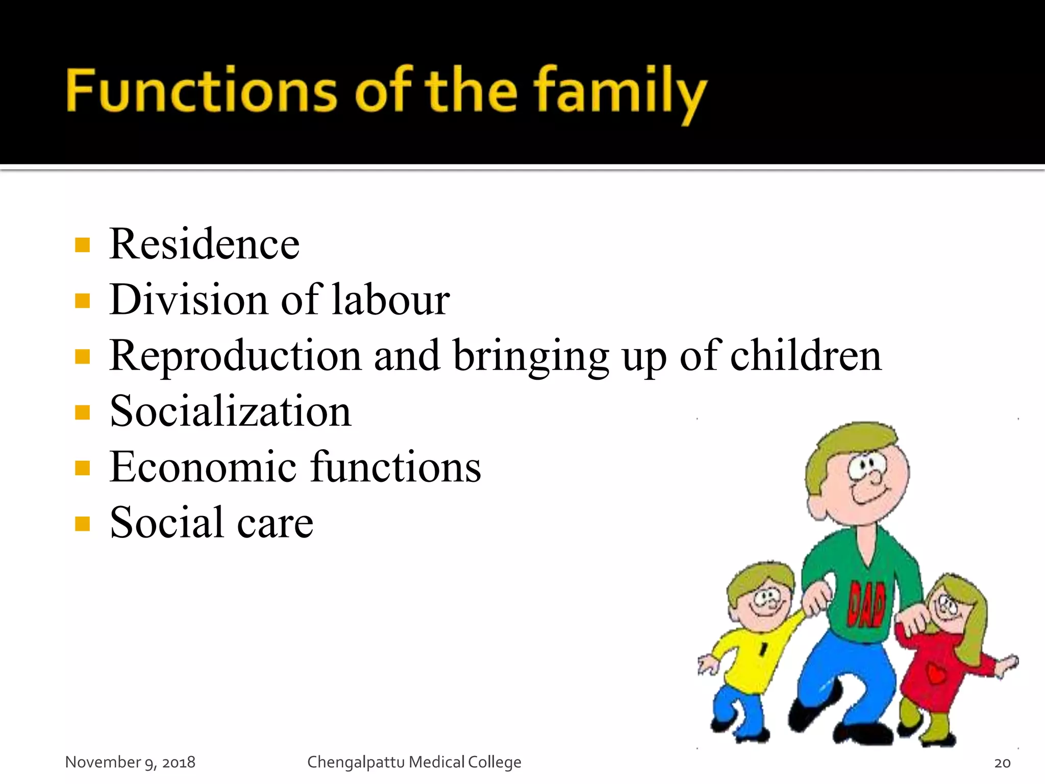 Family in Health and Disease - Dr. Sujatha Sathananthan | PPTX