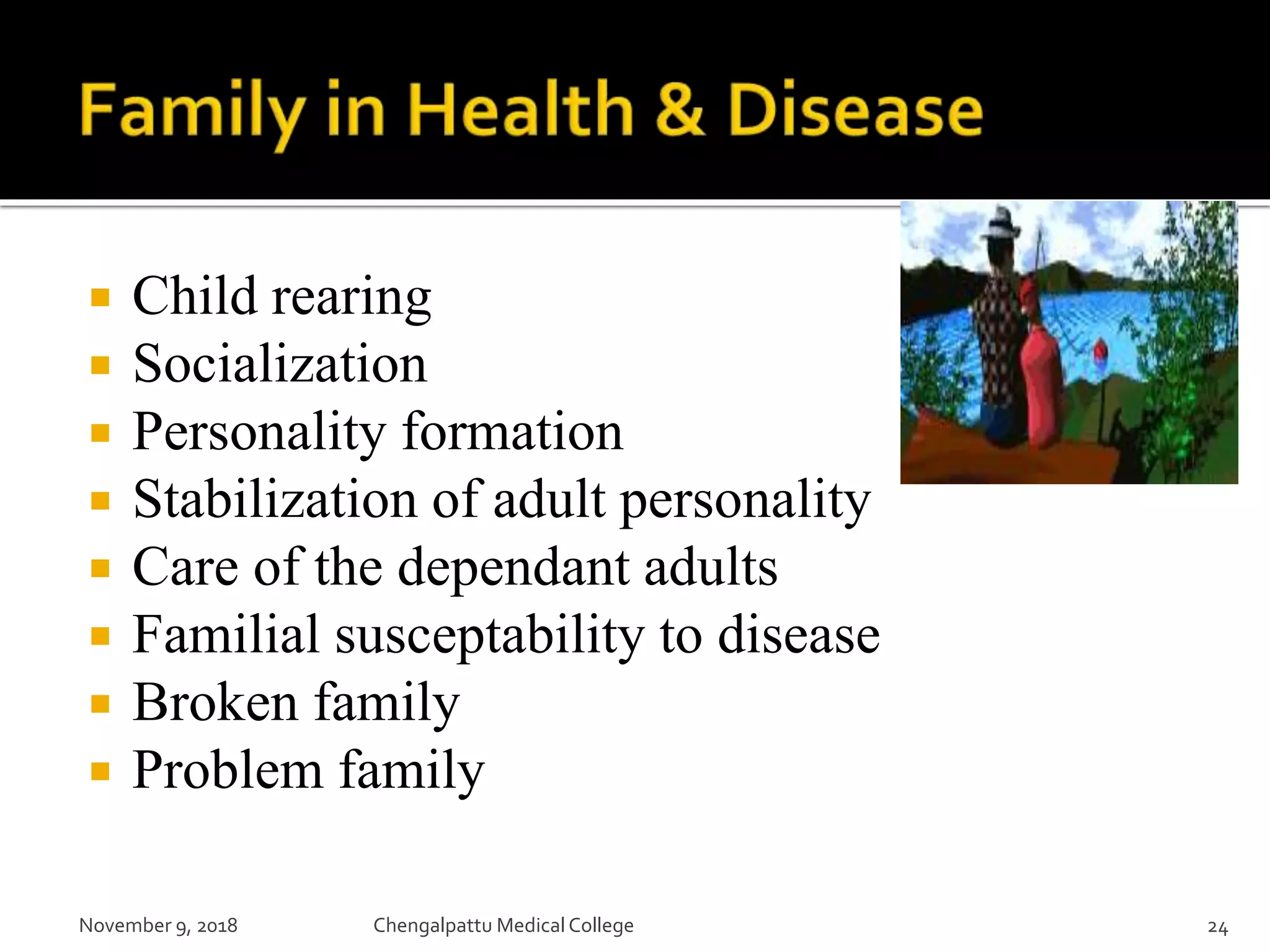 Family in Health and Disease - Dr. Sujatha Sathananthan | PPTX