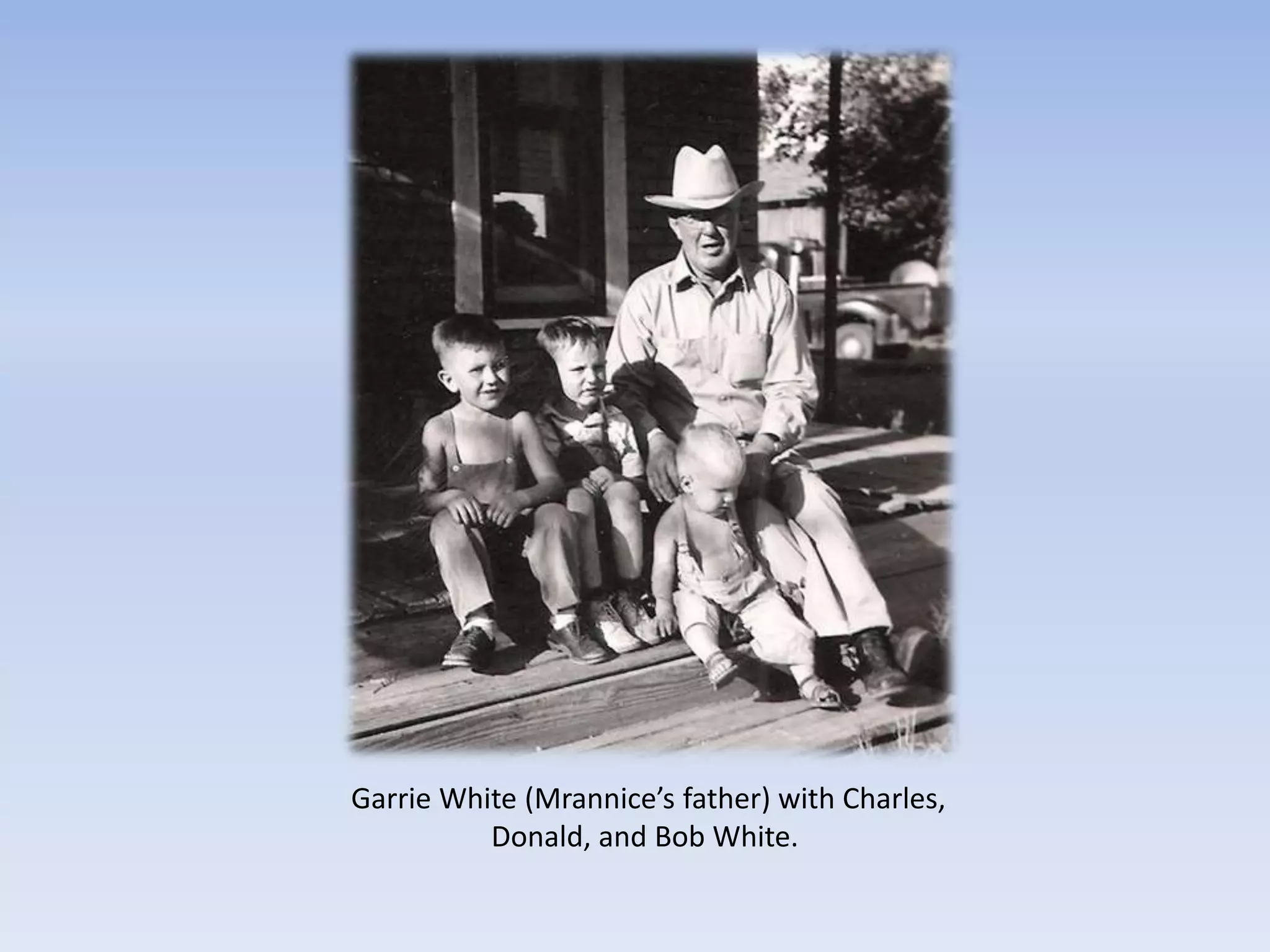 Family project of mary and eugene whitt