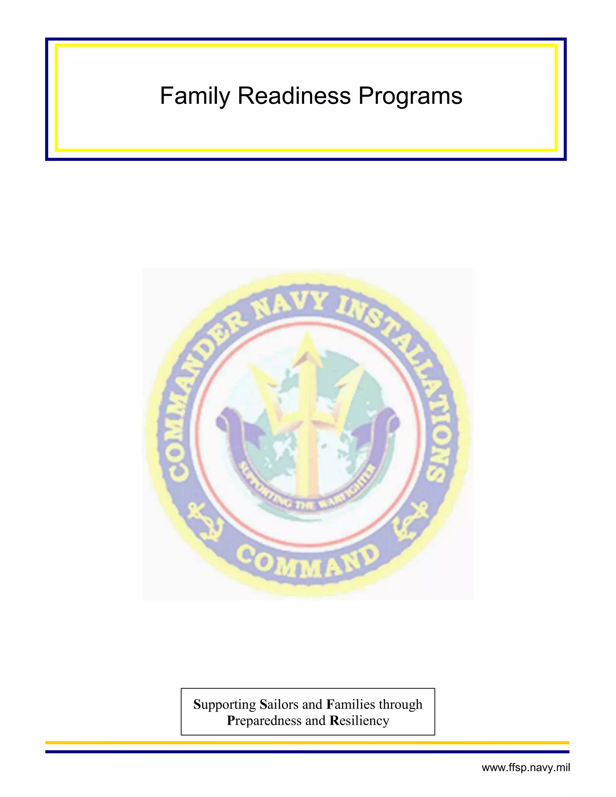 Family readiness programs | PDF | Government Support and Welfare ...