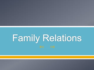 Familyrelations | PPT