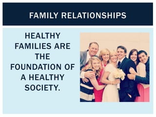 Family Relationships | PPTX