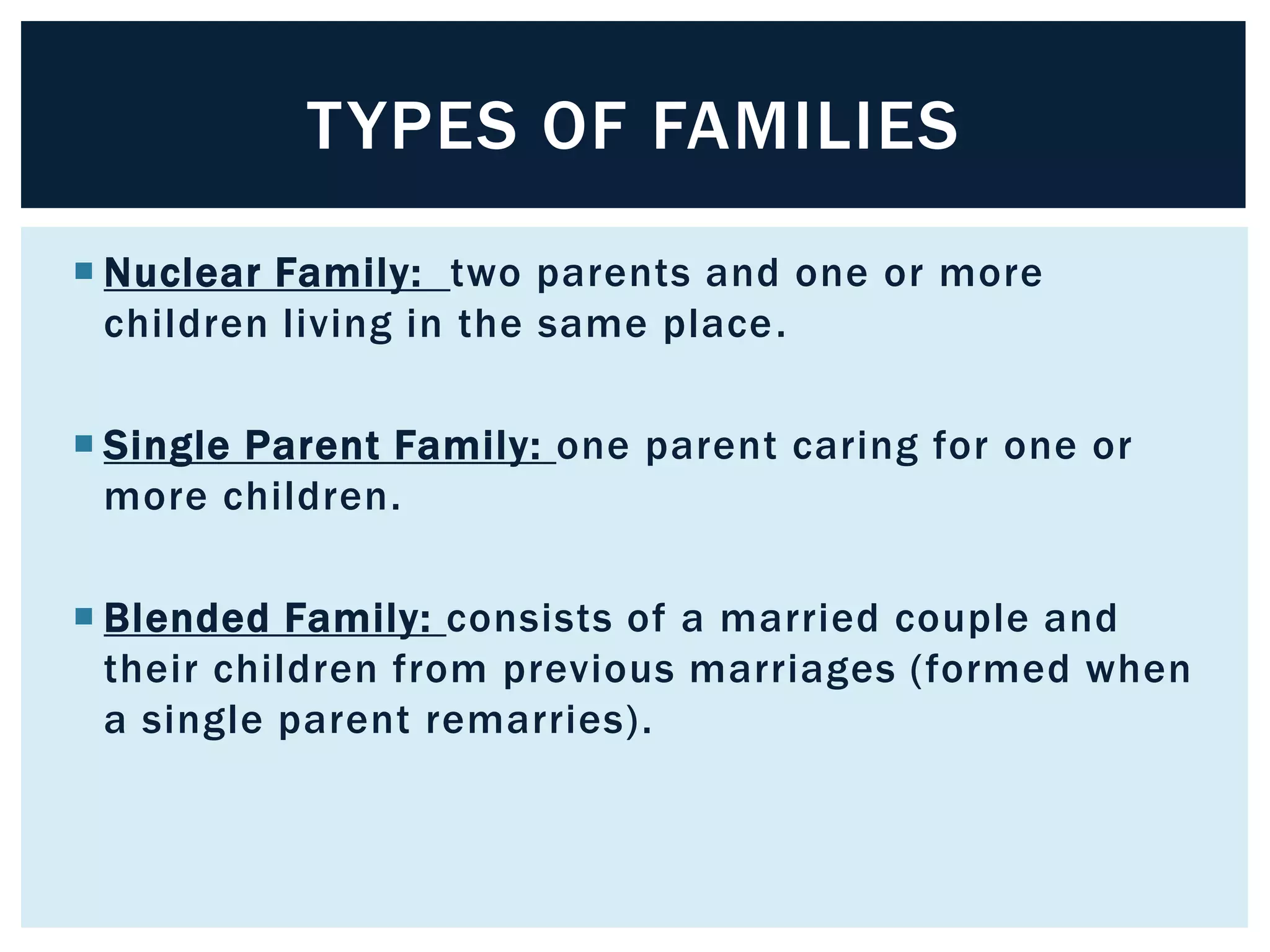 Family relationships final | PPTX