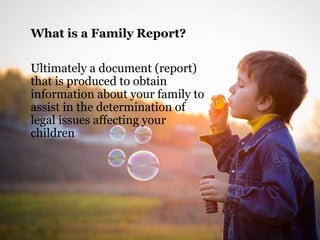 Family reports- What are they, How do you prepare and when are they ...