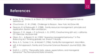 Family Resource Management Process | PDF