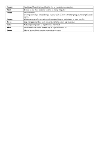 FAMILY REUNION SCRIPT | DOCX