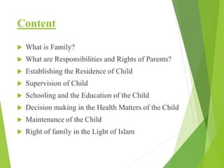 Family rights | PPTX