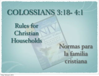 Normas Familiares | PDF