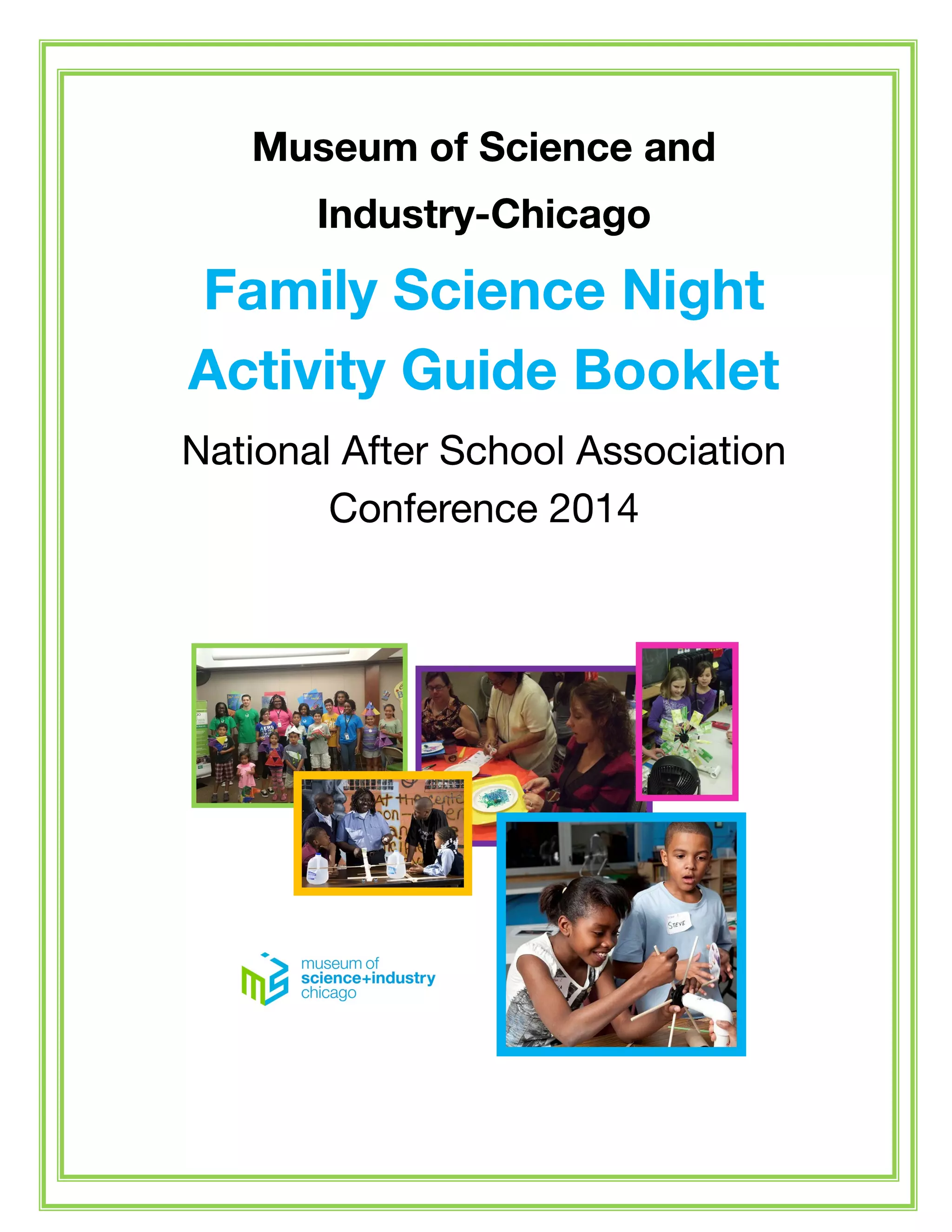 Family Science Night Activity Guide Booklet | PDF