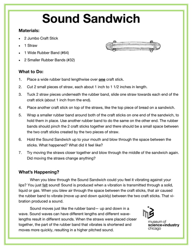Family Science Night Activity Guide Booklet | PDF