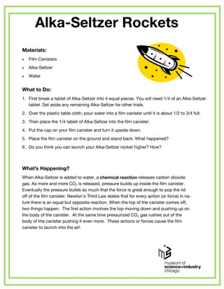 Family Science Night Activity Guide Booklet | PDF