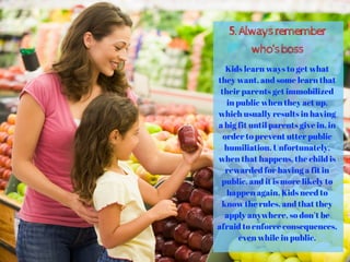 Susie Almaneih: 5 Ways to Support Good Behavior in Public Places | PDF